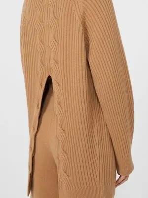 Max Mara Wool And Cashmere Cable-knit Jumper