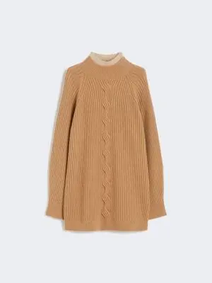 Max Mara Wool And Cashmere Cable-knit Jumper