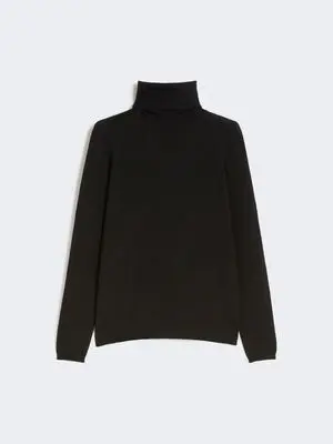 Max Mara Wool Knit Turtleneck Jumper - Black