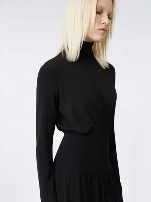 Max Mara Knitted-insert Dress