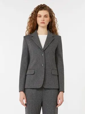Max Mara Yarn-dyed Jersey Blazer