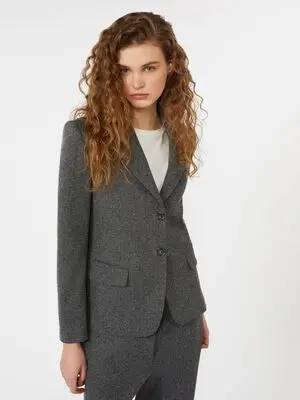 Max Mara Yarn-dyed Jersey Blazer