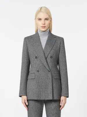 Max Mara Double-breasted Jersey Blazer