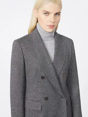 Max Mara Double-breasted Jersey Blazer