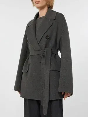 Max Mara Wool Drap Double-breasted Jacket