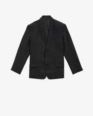 Isabel Marant Freddie Striped Wool-blend Jacket