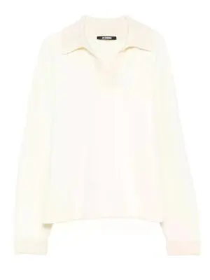 Jacquemus Polo-neck Ribbed Sweater