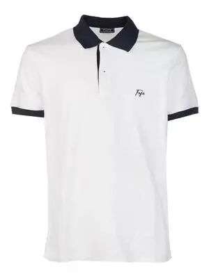 FEFÈ Contrast-collar Polo Shirt