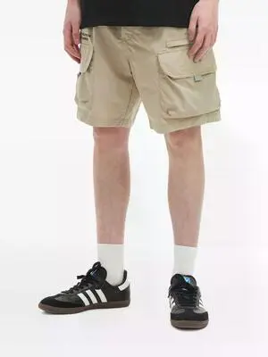 FINGERCROXX Drawstring Cargo Shorts - Neutrals