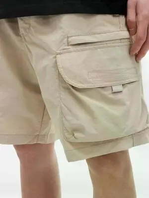 FINGERCROXX Drawstring Cargo Shorts - Neutrals