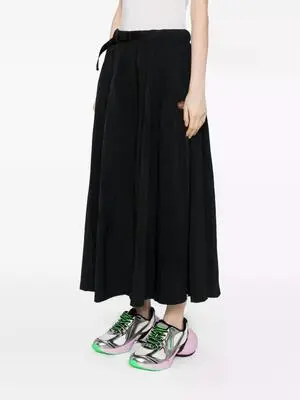 FINGERCROXX Belted Midi Skirt