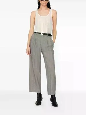 ANINE BING Belen Herringbone Trousers