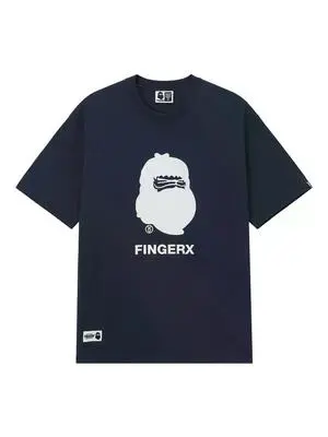 FINGERCROXX Graphic-print T-shirt - Blue