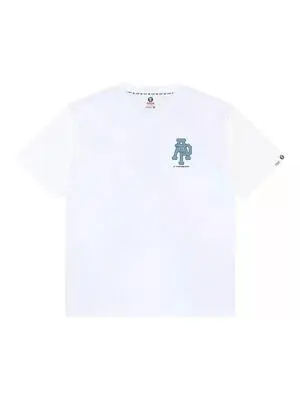 AAPE BY *A BATHING APE® Logo-print T-shirt - White