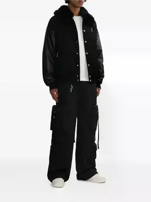 A BATHING APE Trimmed-collar Bomber Jacket