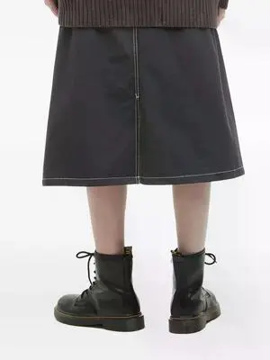 FINGERCROXX Logo-patch Midi Skirt