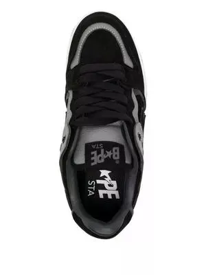 A BATHING APE Star-patch Lace-up Trainers
