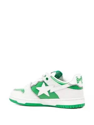 A BATHING APE Star-embellished Low-top Sneakers