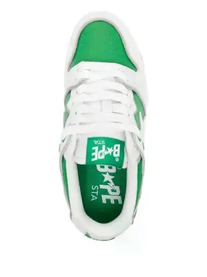 A BATHING APE Star-embellished Low-top Sneakers