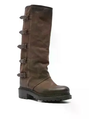 METISSE Buckle-accented Boots