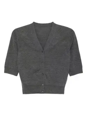 JNBY Slim-fitting Cropped Cardigan