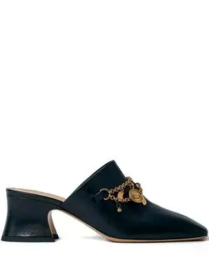 Chloé 80mm Charm-embellished Heeled Mules