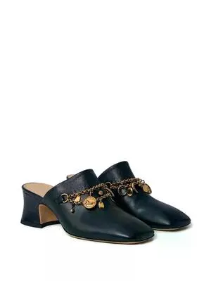 Chloé 80mm Charm-embellished Heeled Mules