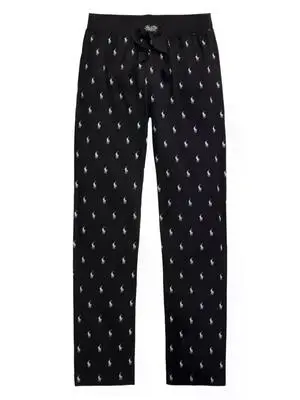 Polo Ralph Lauren Signature Pony Cotton Pyjama Trousers - Black