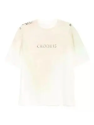 CROQUIS Graphic-print T-shirt - Neutrals