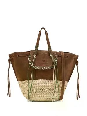 CUBA LAB Braided-trim Tote Bag