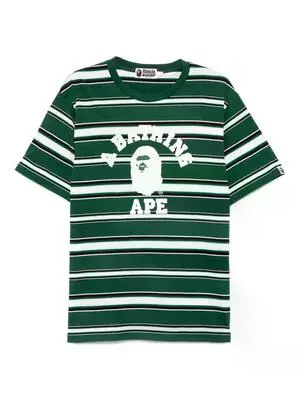 A BATHING APE Striped T-shirt