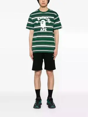 A BATHING APE Striped T-shirt