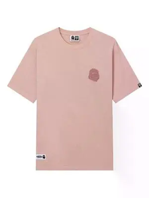 FINGERCROXX Embroidered-patch T-shirt - Pink