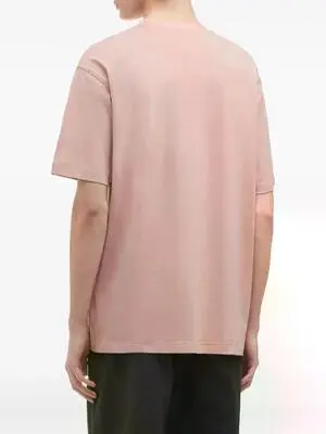 FINGERCROXX Embroidered-patch T-shirt - Pink