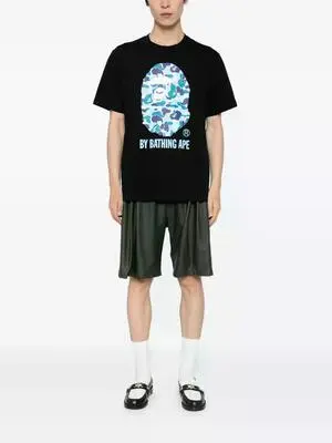A BATHING APE Graphic-printed T-shirt - Black