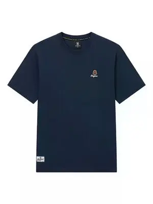FINGERCROXX Embroidered-logo T-shirt - Blue