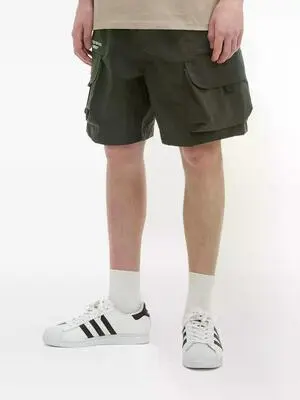 FINGERCROXX Cargo Pocket Drawstring Shorts - Grey