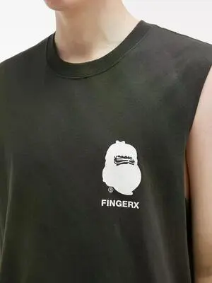 FINGERCROXX Graphic-print Muscle Vest