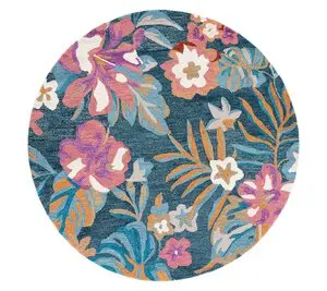 SAFAVIEH Blossom Breeze 6' X 6' Round Rug - One-color