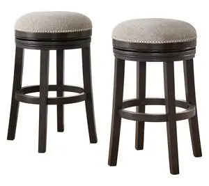 ALATERRE FURNITURE Clara Set Of 2 Swivel Bar He Ight Stools - One-color