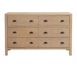 ALATERRE FURNITURE Arden 6-drawer Double Dresse R Chest Storage - One-color