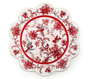 MACKENZIE-CHILDS Cardinal Toile Dinner Plate - One-color