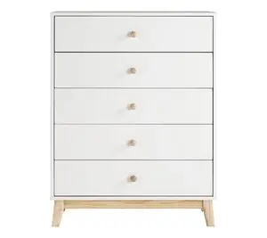 ALATERRE FURNITURE Mod 5-drawer Chest Dresser W / Metal Glides - One-color
