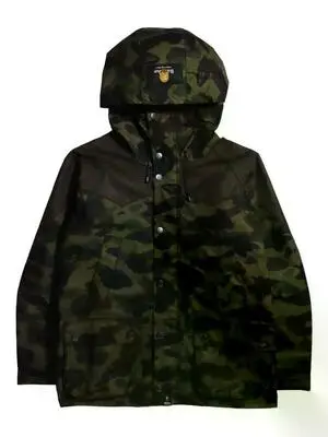 A BATHING APE Camouflage Hooded Jacket