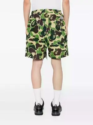 A BATHING APE Graphic-print Shorts - Green