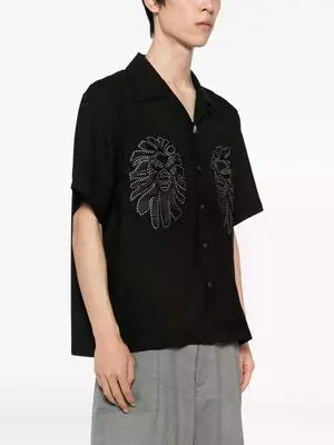 A BATHING APE Stud-embellished Shirt - Black
