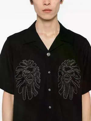 A BATHING APE Stud-embellished Shirt - Black