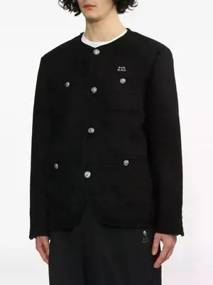 A BATHING APE Back-detail Buttoned Shirt Jacket - Bkx Black