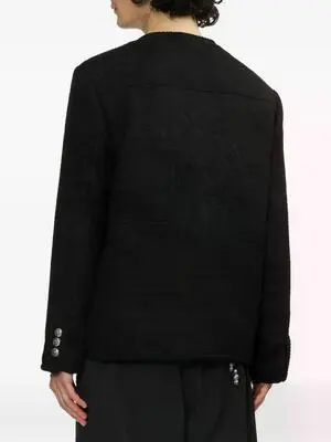 A BATHING APE Back-detail Buttoned Shirt Jacket - Bkx Black
