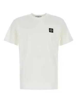 Stone Island Logo-patch Cotton T-shirt